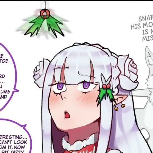 Emilia and the Mistletoe - NSFW Character AI Chat - anime