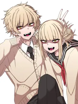 Chat with Himiko Toga -Twin sister | anime cute