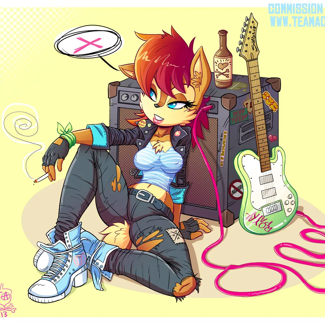 ALT: Sally acorn [punk] - NSFW Character AI Chat - action