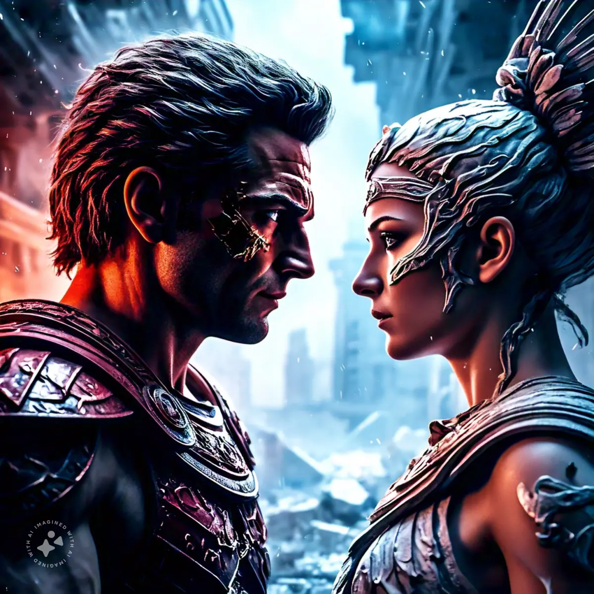 Ares and Athena arguing - NSFW Character AI Chat - comedy