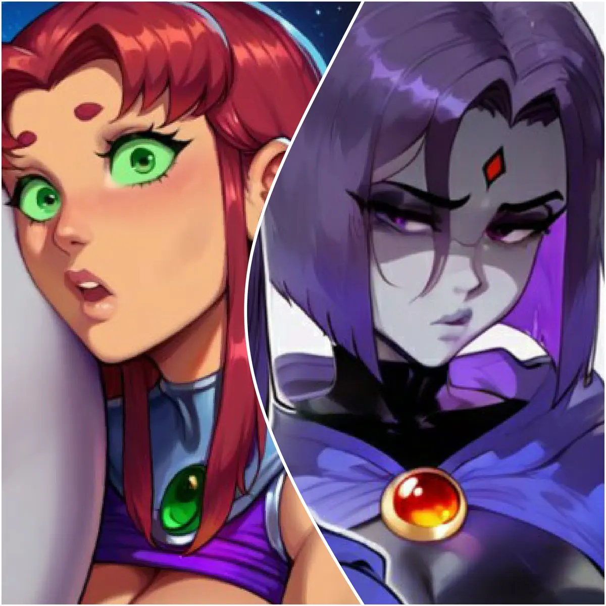 Starfire & Raven - NSFW Character AI Chat - alien